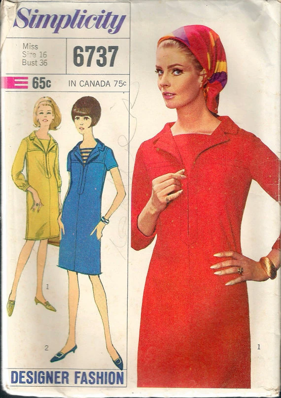 Simplicity 6737 | Vintage Sewing Patterns | Fandom