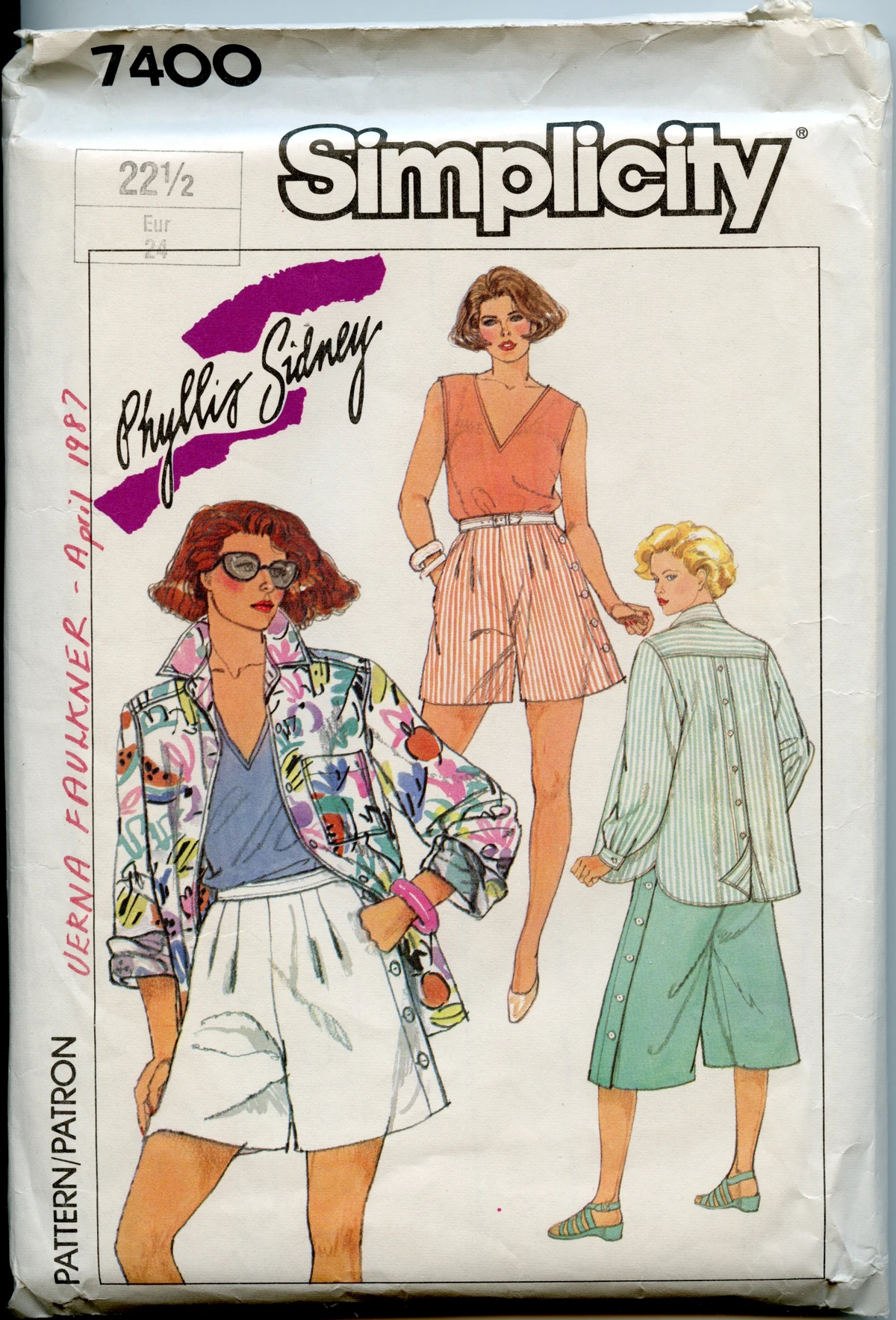 Simplicity 7400 D | Vintage Sewing Patterns | Fandom