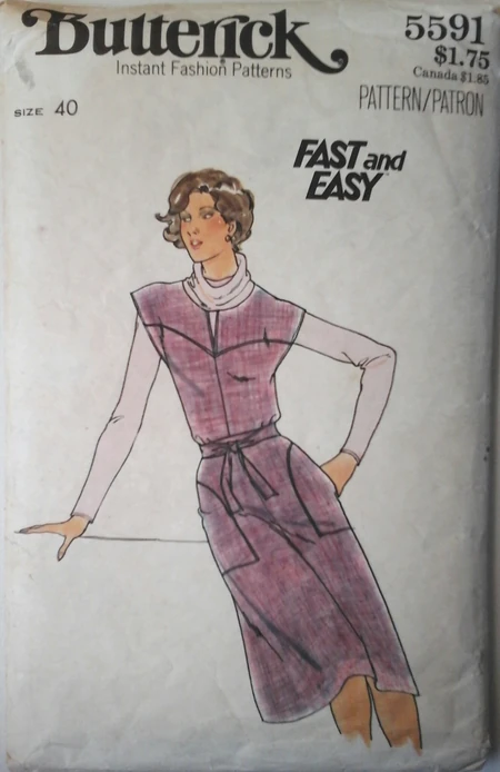 Butterick 5591 C | Vintage Sewing Patterns | Fandom