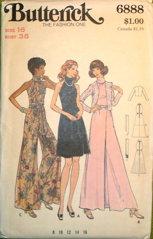Butterick 6888 | Vintage Sewing Patterns | Fandom