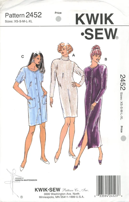Kwik Sew 2452 | Vintage Sewing Patterns | Fandom
