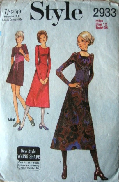 Style 2933 | Vintage Sewing Patterns | Fandom