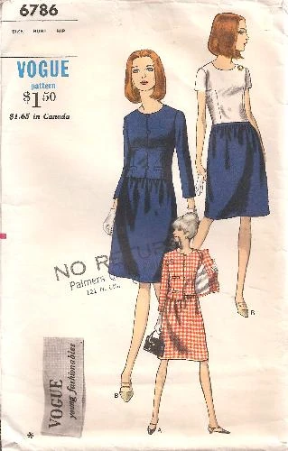 Vogue 6786 | Vintage Sewing Patterns | Fandom