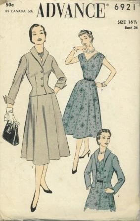 Advance 6921 | Vintage Sewing Patterns | Fandom