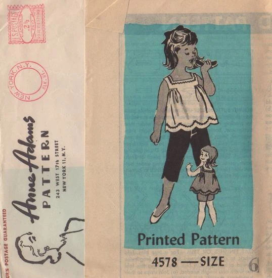 Anne Adams 4578 | Vintage Sewing Patterns | Fandom