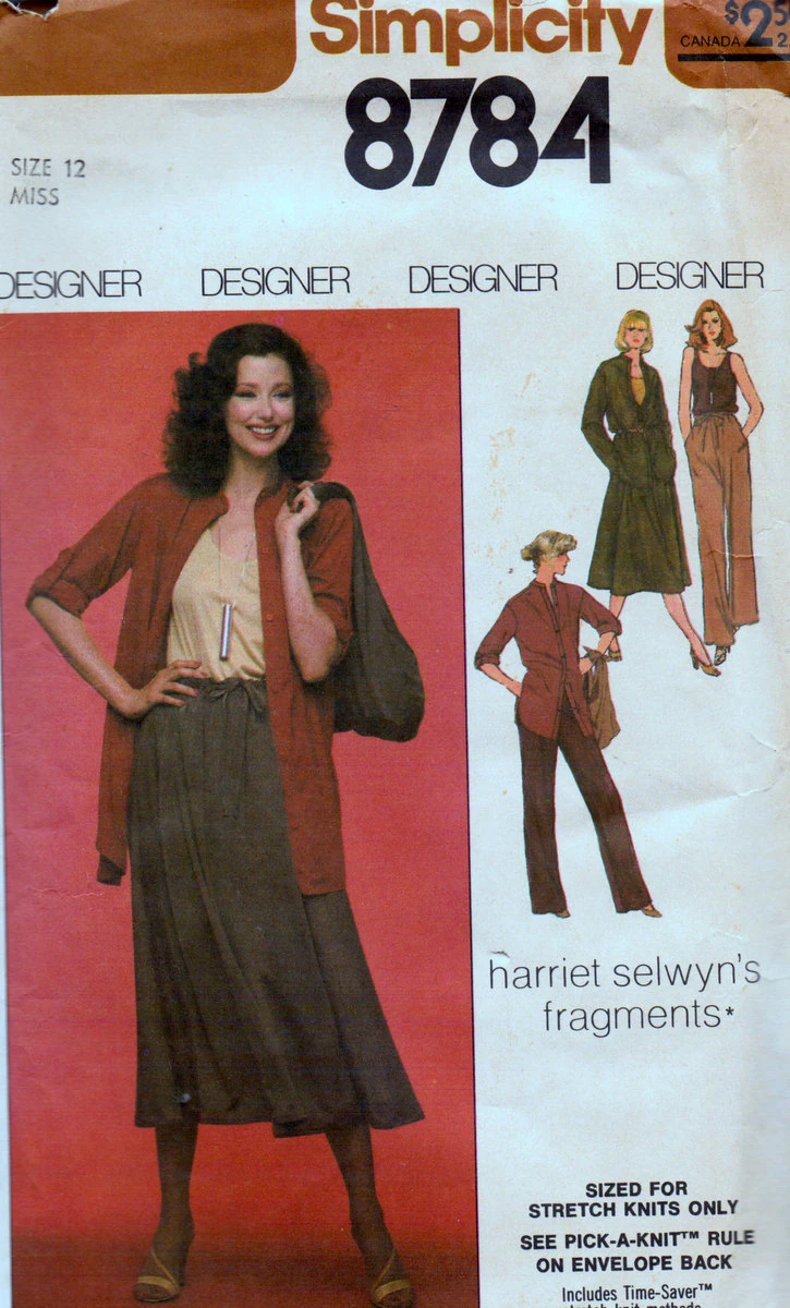 Simplicity 8784 A | Vintage Sewing Patterns | Fandom