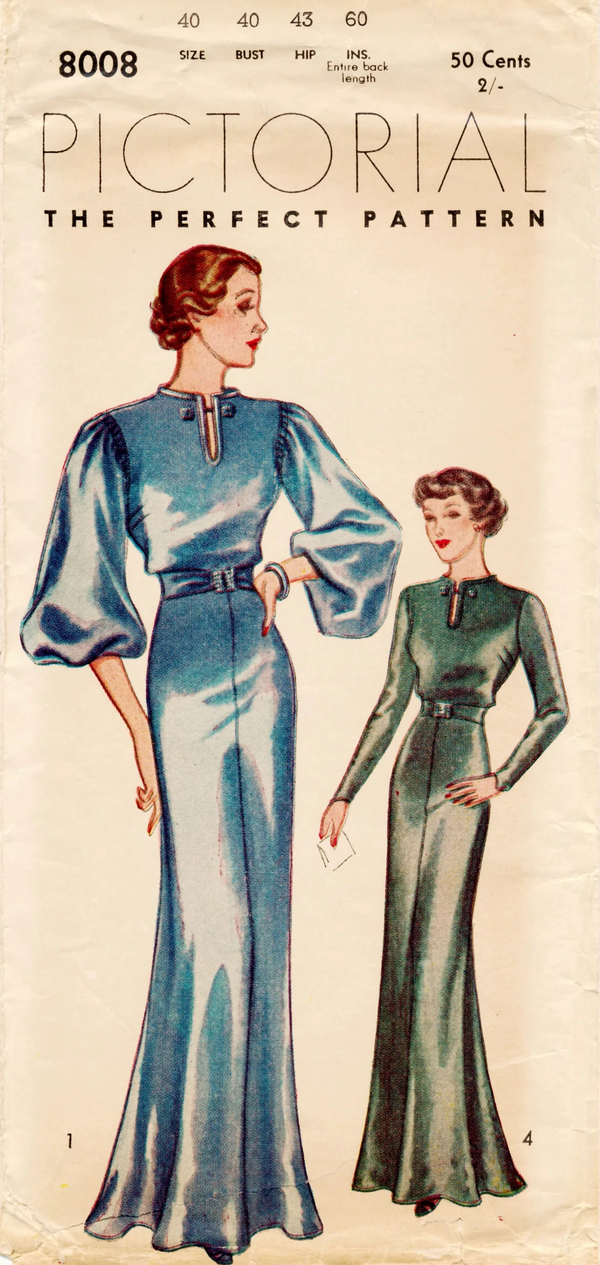 Pictorial Review 8008 | Vintage Sewing Patterns | Fandom