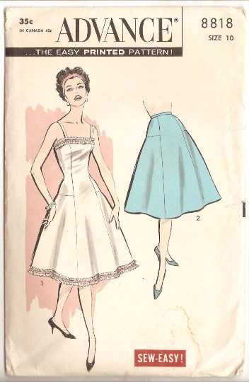 Advance 8818 | Vintage Sewing Patterns | Fandom