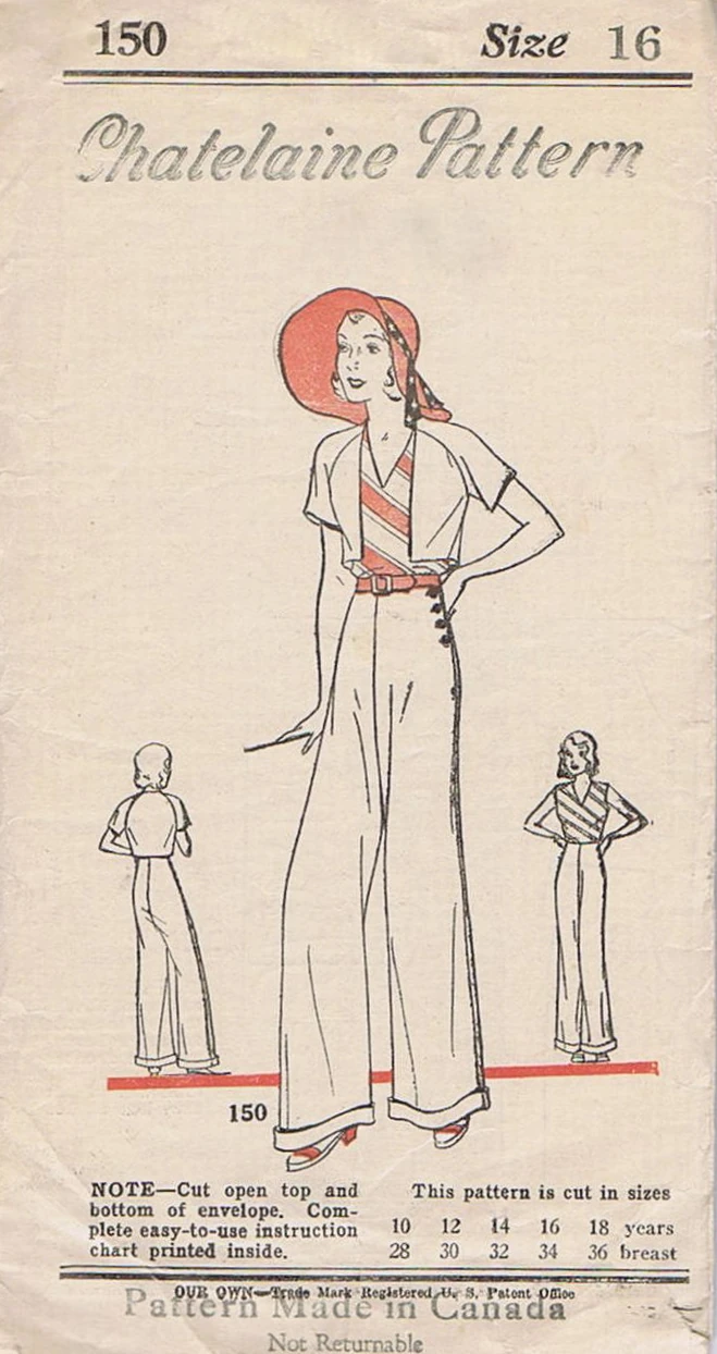 Chatelaine 150 | Vintage Sewing Patterns | Fandom