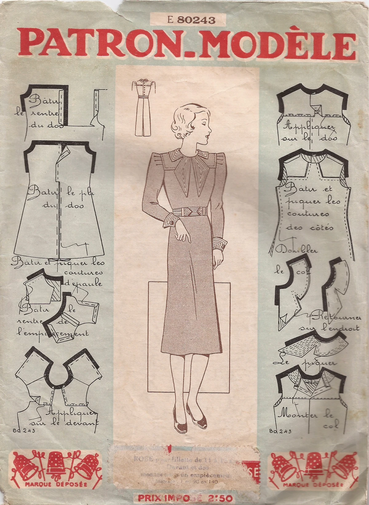 Patron-Modèle E80243 | Vintage Sewing Patterns | Fandom