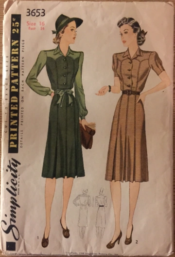 Simplicity 3653 A | Vintage Sewing Patterns | Fandom