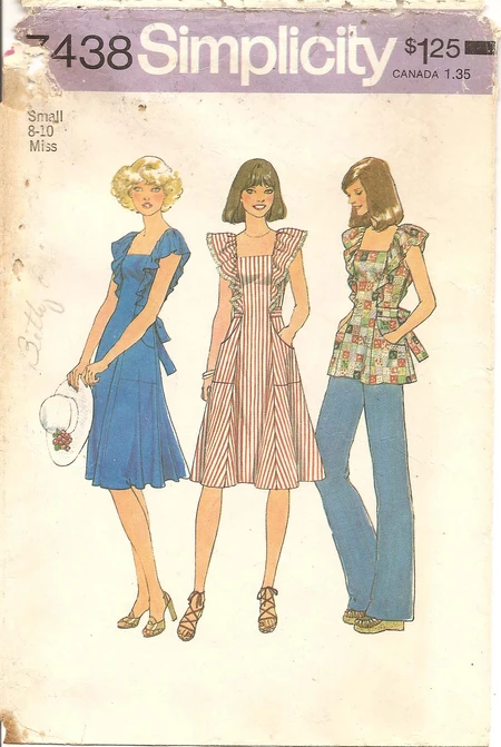 Simplicity 7438 A | Vintage Sewing Patterns | Fandom