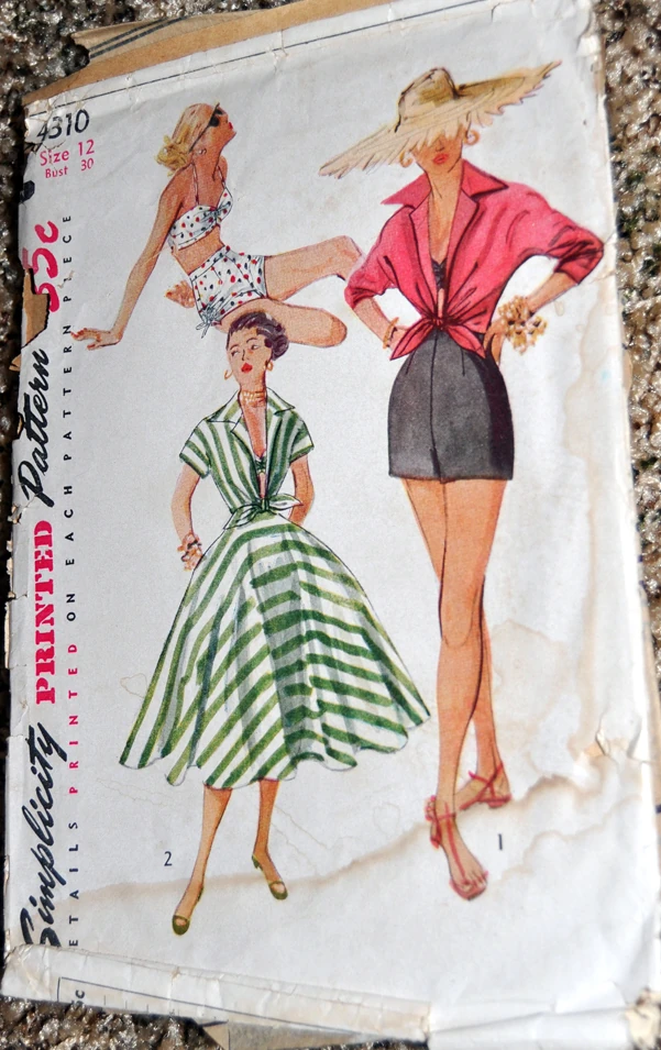 Simplicity 4310 A | Vintage Sewing Patterns | Fandom