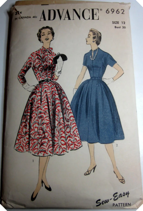 Advance 6962 | Vintage Sewing Patterns | Fandom
