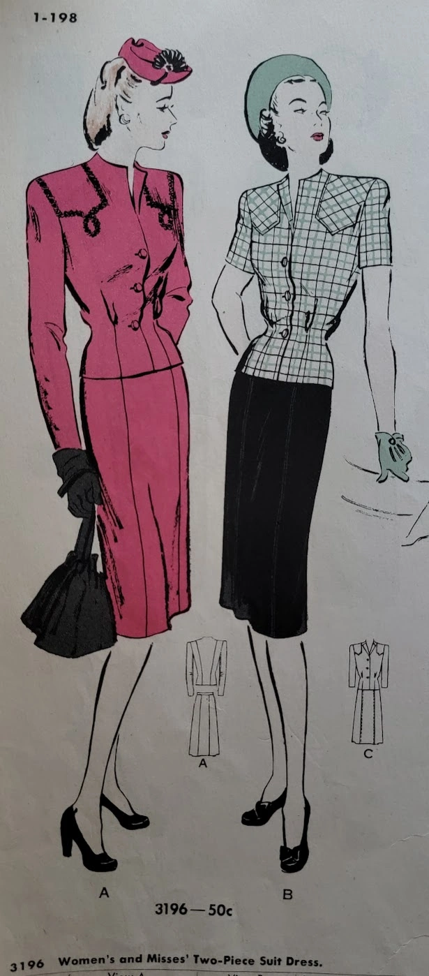 Butterick 3196 C | Vintage Sewing Patterns | Fandom