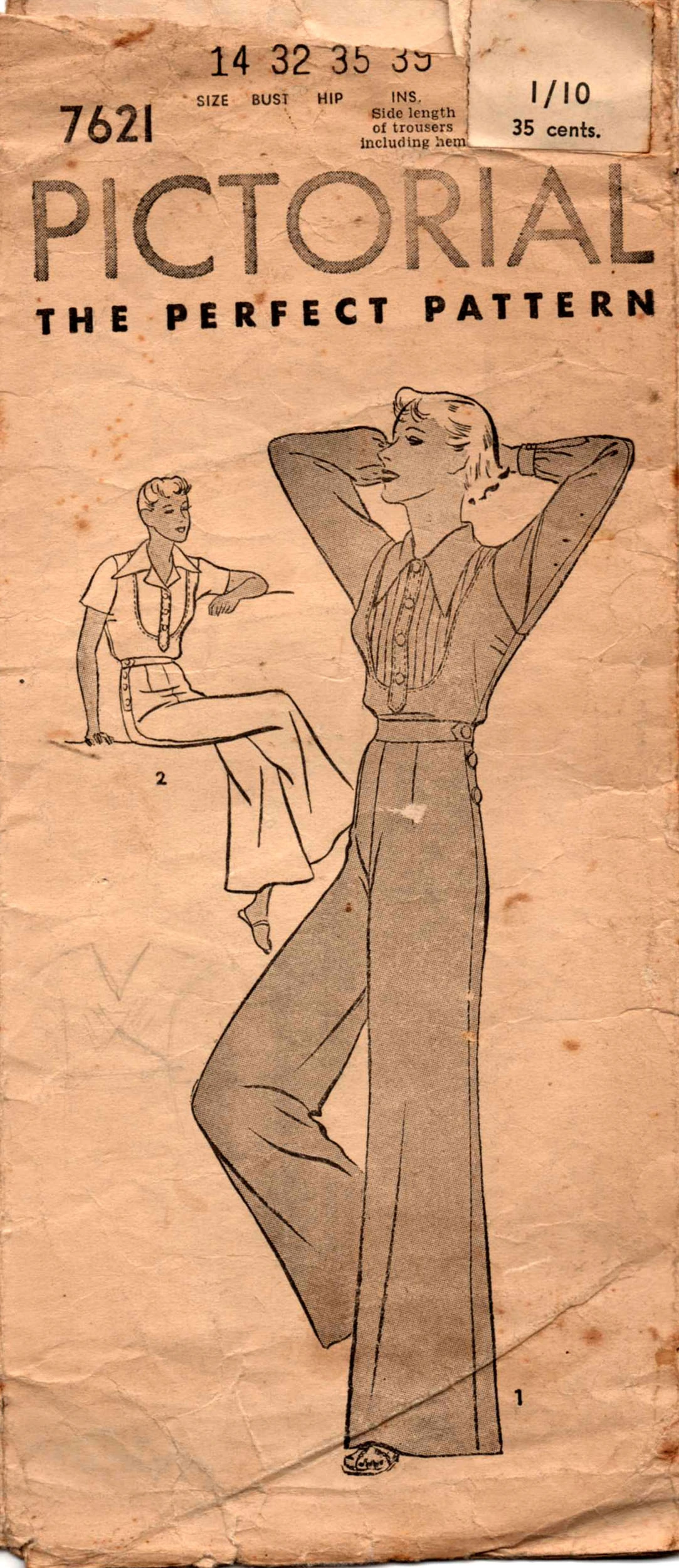 Pictorial Review 7621 | Vintage Sewing Patterns | Fandom