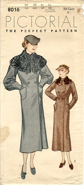 Pictorial Review 8016 | Vintage Sewing Patterns | Fandom