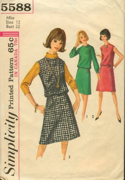 Simplicity 5588 A | Vintage Sewing Patterns | Fandom