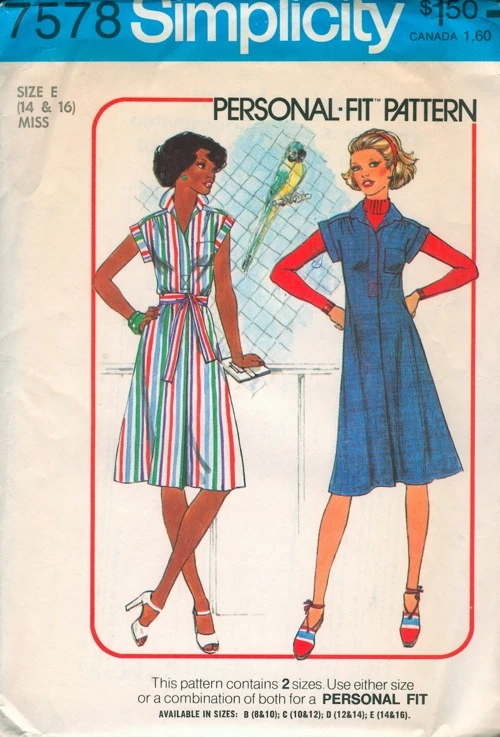 Simplicity 7578 | Vintage Sewing Patterns | Fandom
