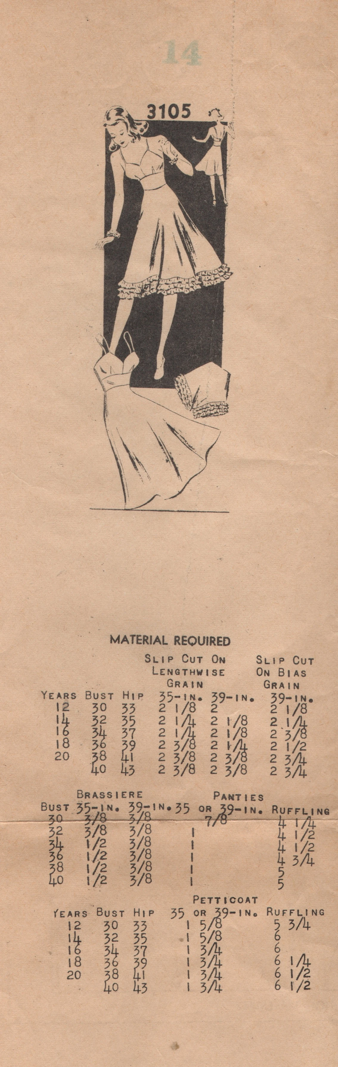 Mail Order 3105 | Vintage Sewing Patterns | Fandom