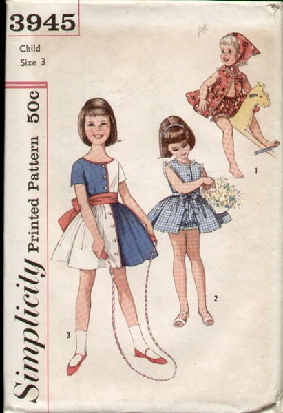 Simplicity 3945 | Vintage Sewing Patterns | Fandom