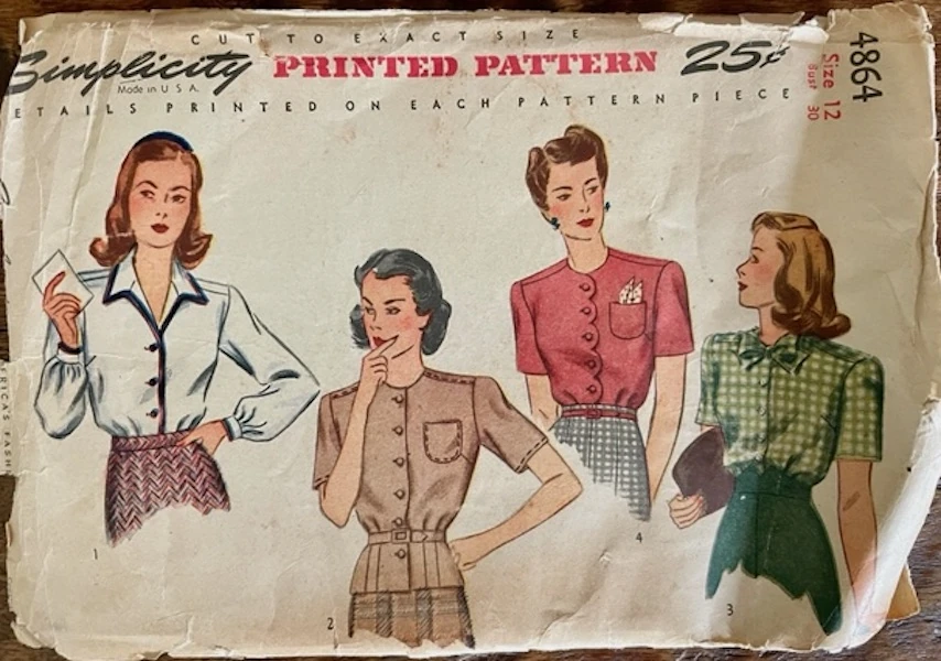 Simplicity 4864 A | Vintage Sewing Patterns | Fandom