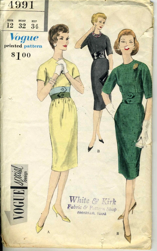 Vogue 4991 | Vintage Sewing Patterns | Fandom
