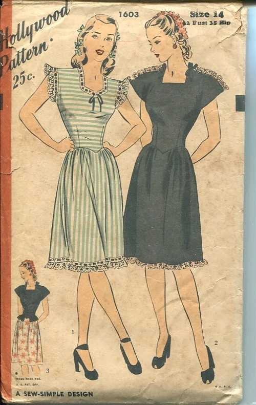 Hollywood 1603 | Vintage Sewing Patterns | Fandom