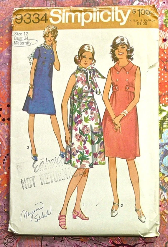 Simplicity 9334 A | Vintage Sewing Patterns | Fandom