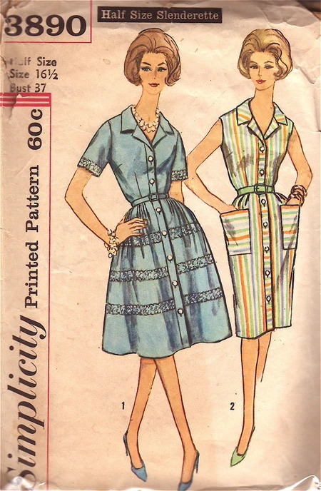 Simplicity 3890 | Vintage Sewing Patterns | Fandom