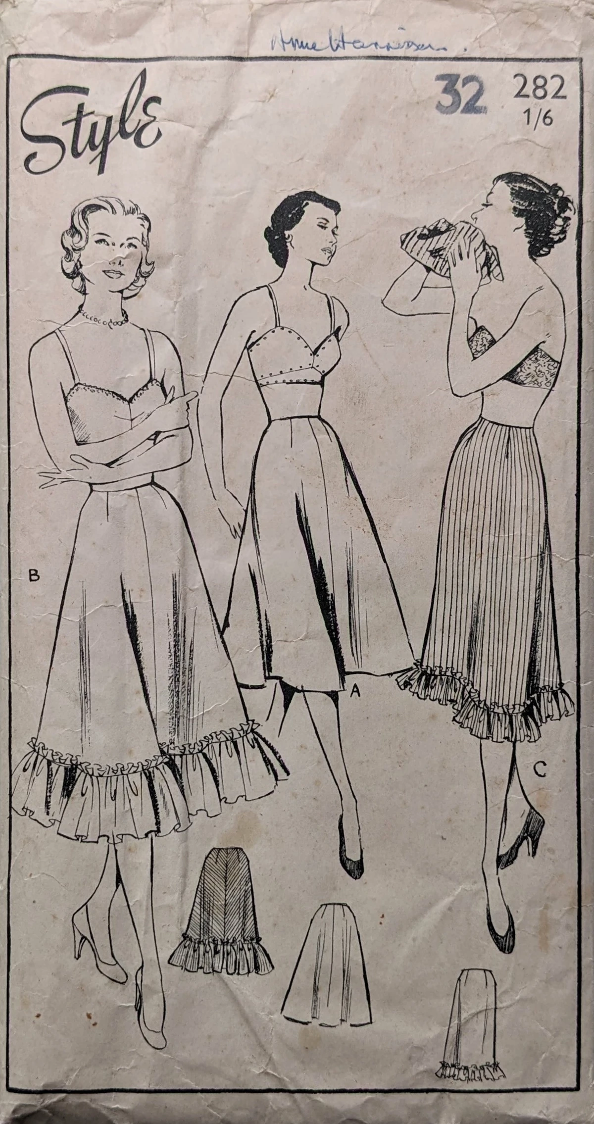 Style 282 | Vintage Sewing Patterns | Fandom