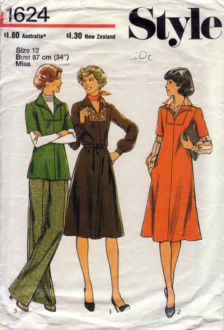 Style 1624 | Vintage Sewing Patterns | Fandom