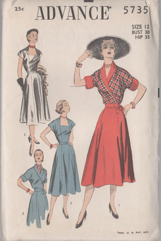 Advance 5735 | Vintage Sewing Patterns | Fandom
