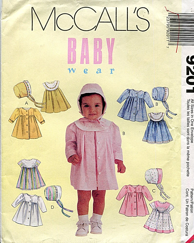 McCall's 9201 A | Vintage Sewing Patterns | Fandom