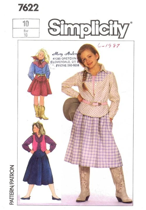 Simplicity 7622 B | Vintage Sewing Patterns | Fandom