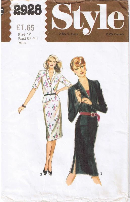 Style 2928 | Vintage Sewing Patterns | Fandom