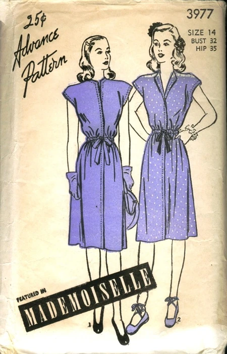 Advance 3977 | Vintage Sewing Patterns | Fandom