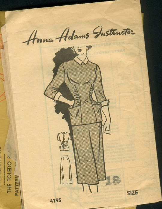 Anne Adams 4795 | Vintage Sewing Patterns | Fandom