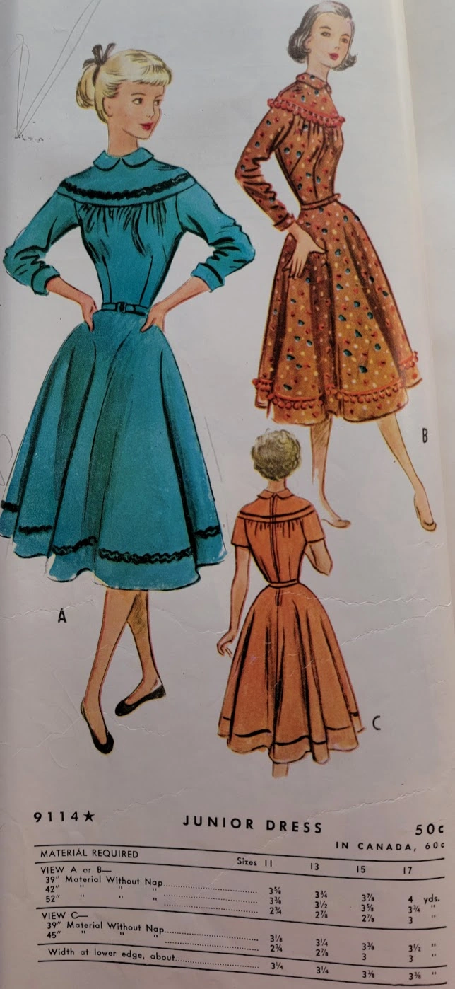 McCall's 9114 B | Vintage Sewing Patterns | Fandom