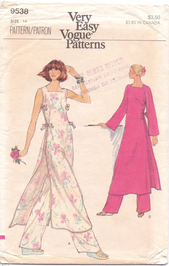 Vogue 9538 | Vintage Sewing Patterns | Fandom