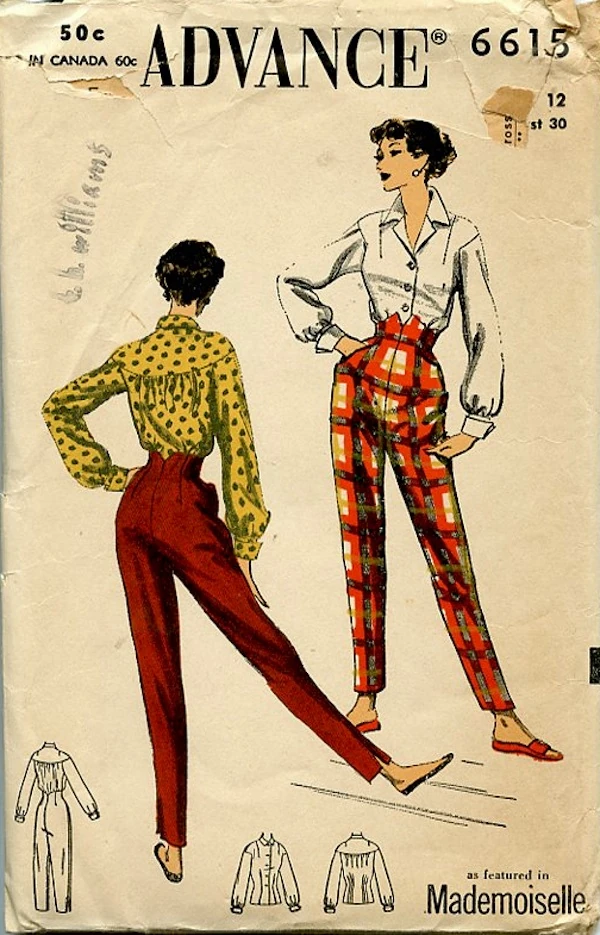 Advance 6615 | Vintage Sewing Patterns | Fandom