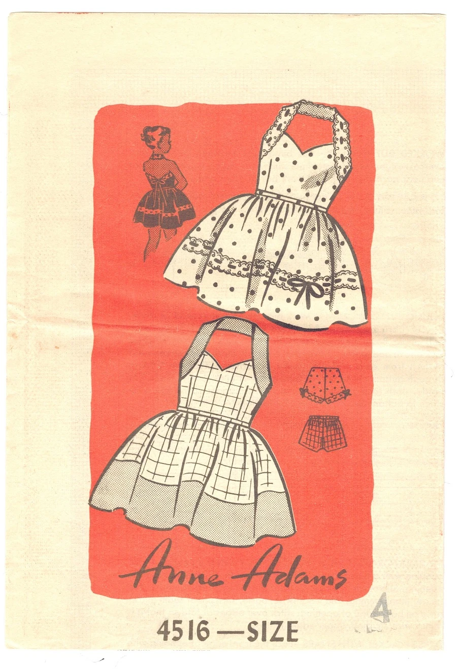 Anne Adams 4516 A | Vintage Sewing Patterns | Fandom