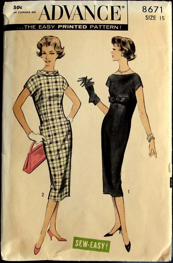 Advance 8671 | Vintage Sewing Patterns | Fandom