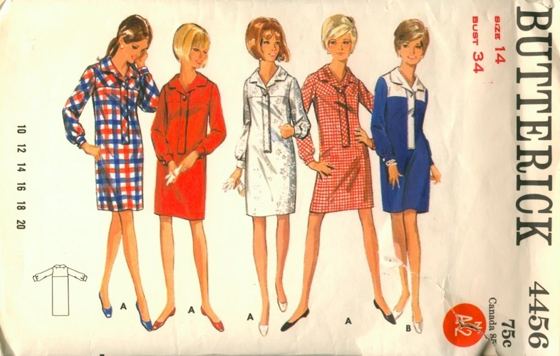 Butterick 4456 | Vintage Sewing Patterns | Fandom