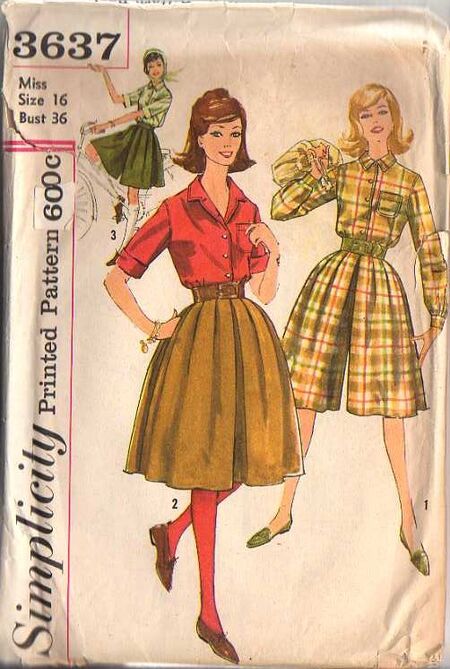 Simplicity 3637 | Vintage Sewing Patterns | Fandom