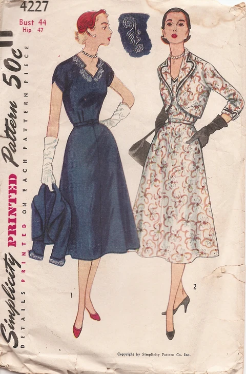 Simplicity 4227 B | Vintage Sewing Patterns | Fandom