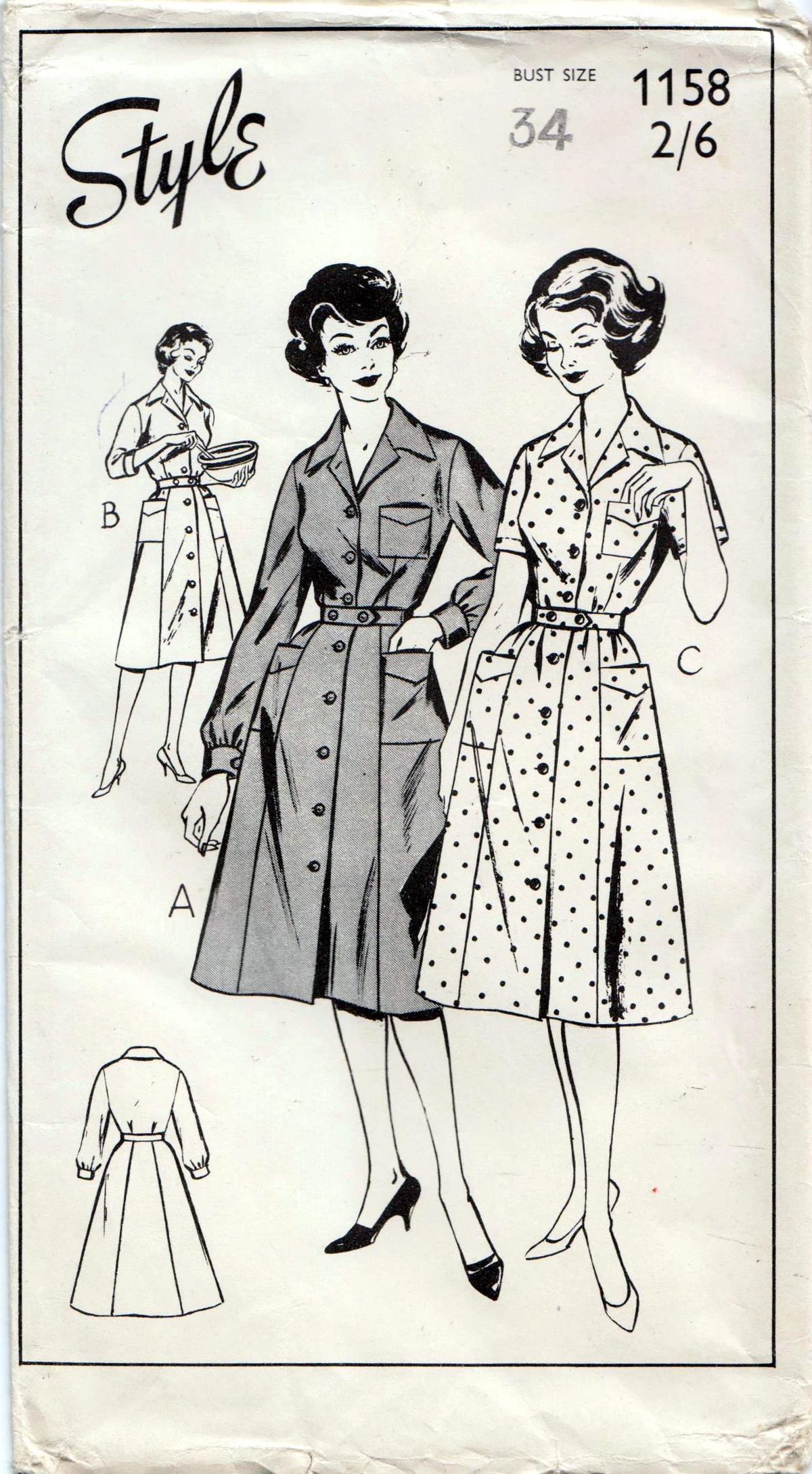 Style 1158 | Vintage Sewing Patterns | Fandom