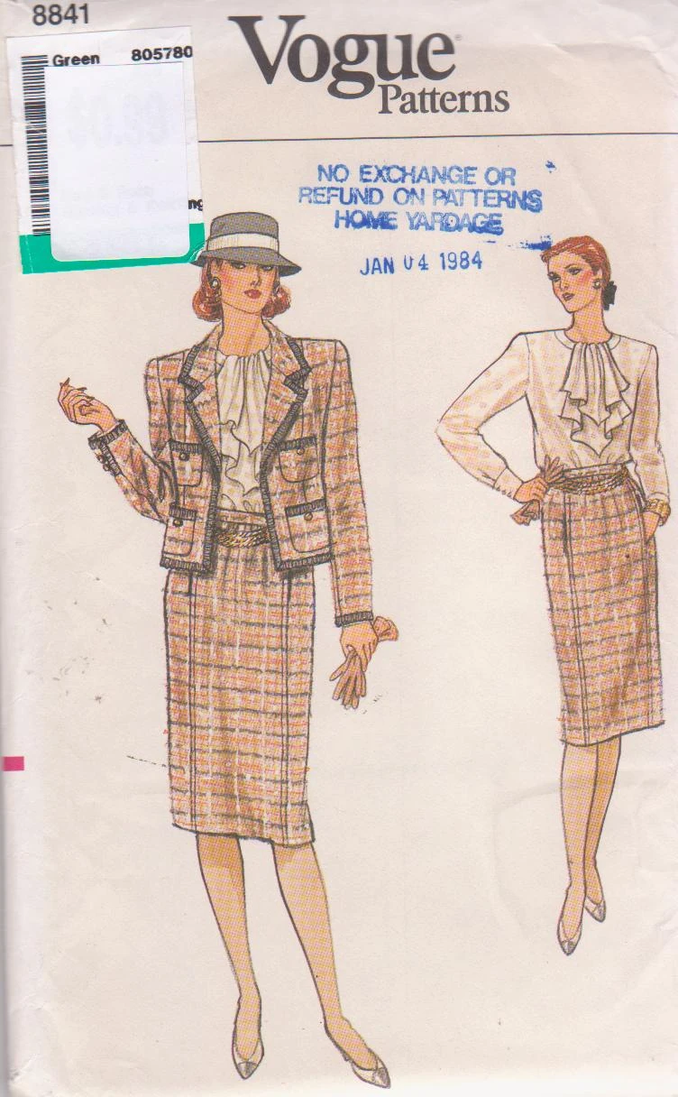 Vogue 8841 A | Vintage Sewing Patterns | Fandom
