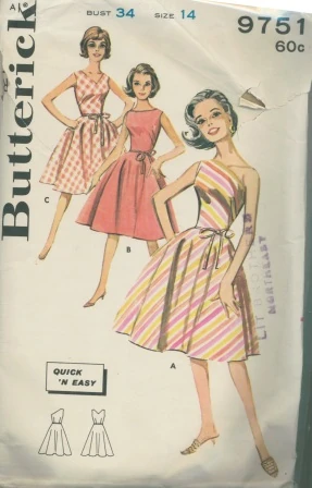 Butterick 9751 | Vintage Sewing Patterns | Fandom