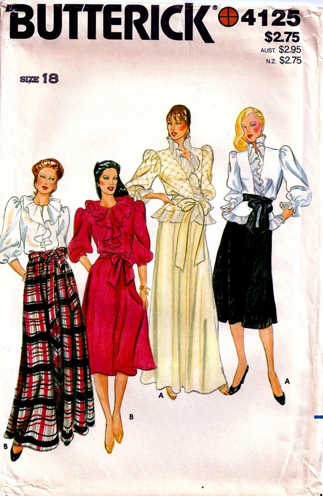 Butterick 4125 B | Vintage Sewing Patterns | Fandom
